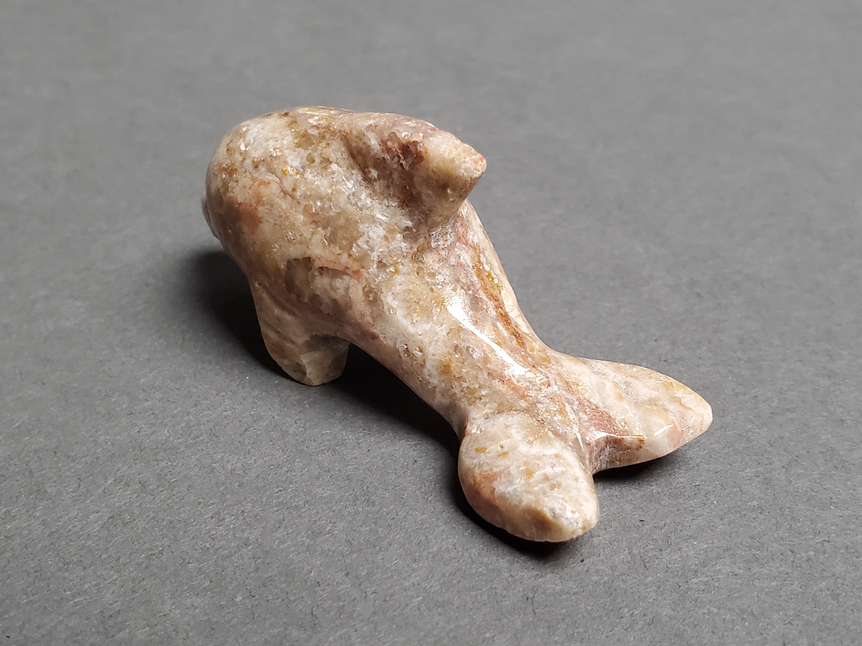 Miniature Stone Dolphin Figurine, Carved Stone Dolphin Figurine, Carved ...