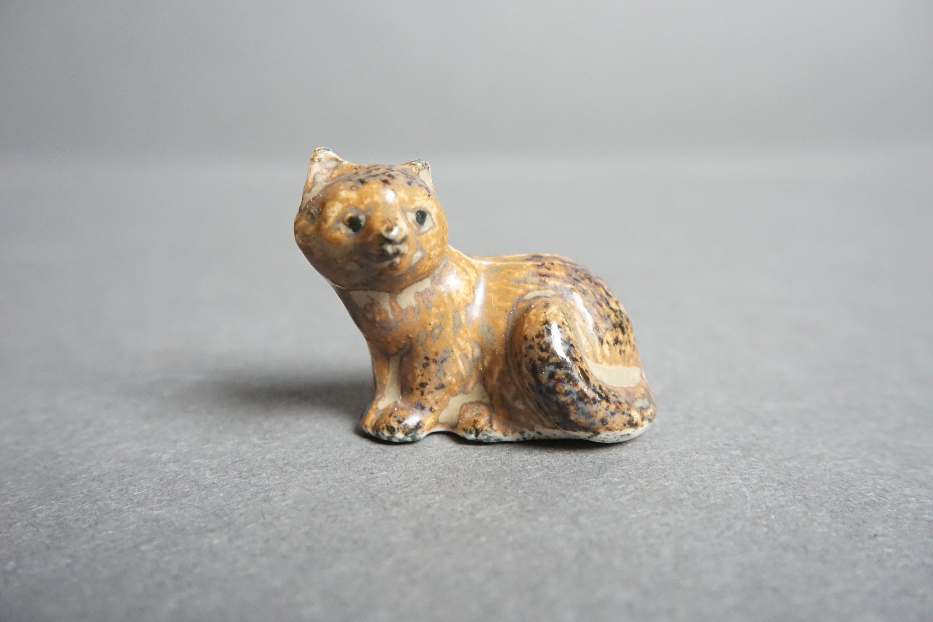 Vintage Bone China Fox Figurine, Miniature Ceramic Fox, Stoneware ...