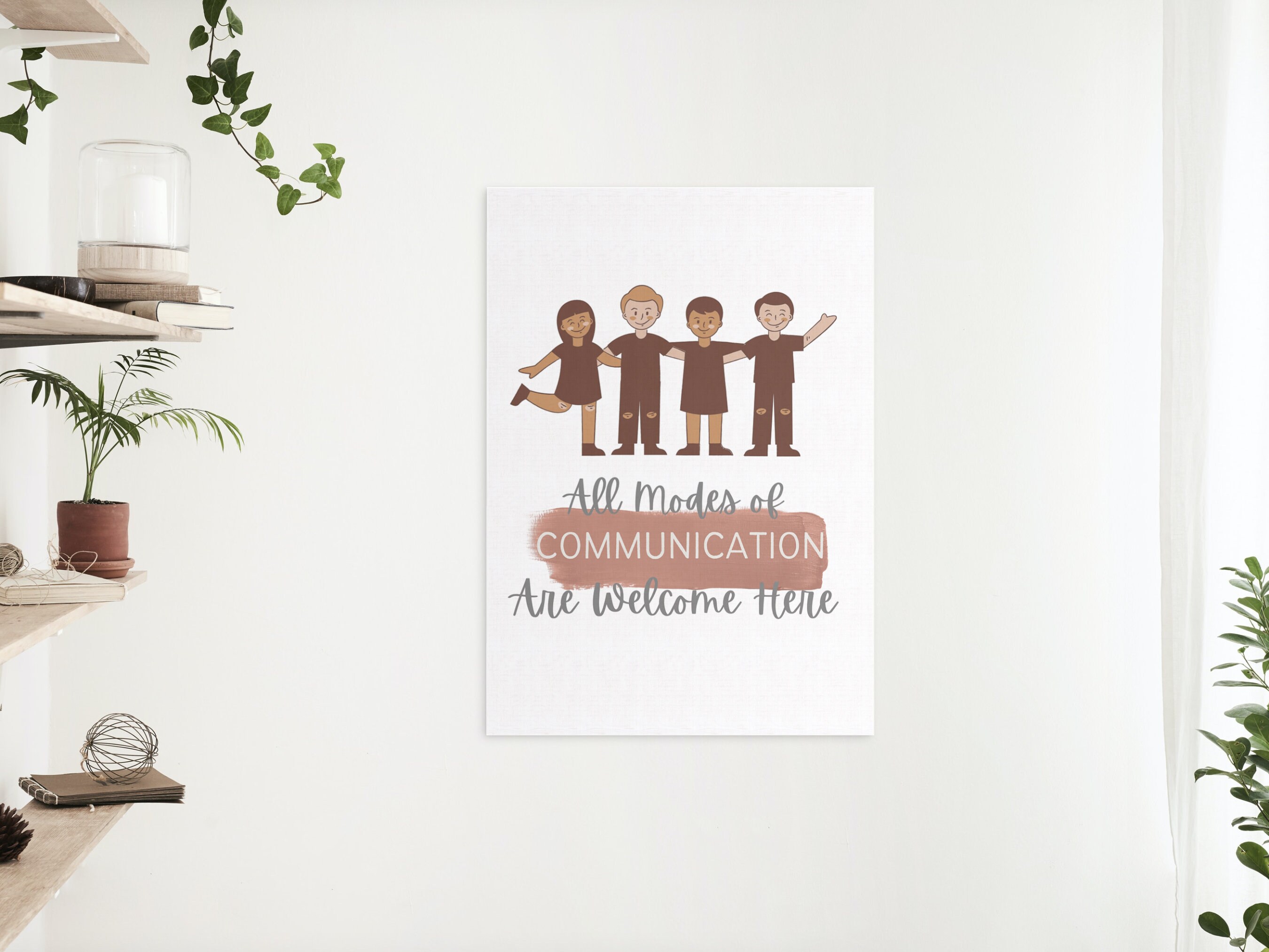 All Modes of Communication Are Welcome Here Speech Therapy - Etsy
