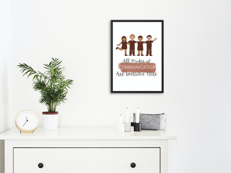 All Modes of Communication Are Welcome Here Speech Therapy - Etsy