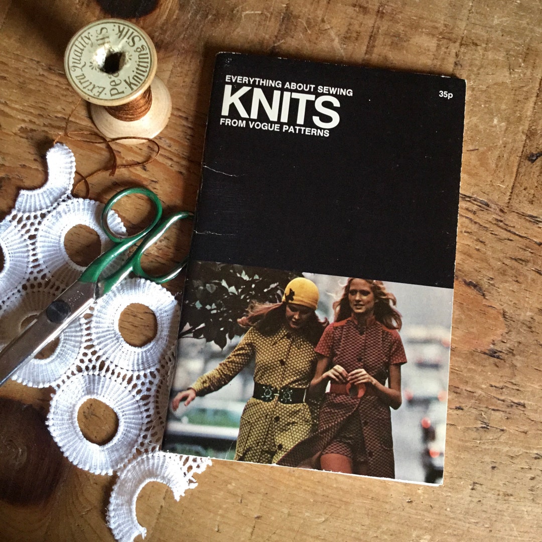 Vintage Vogue Sewing Knits Booklet, From the “everything About Sewing ...