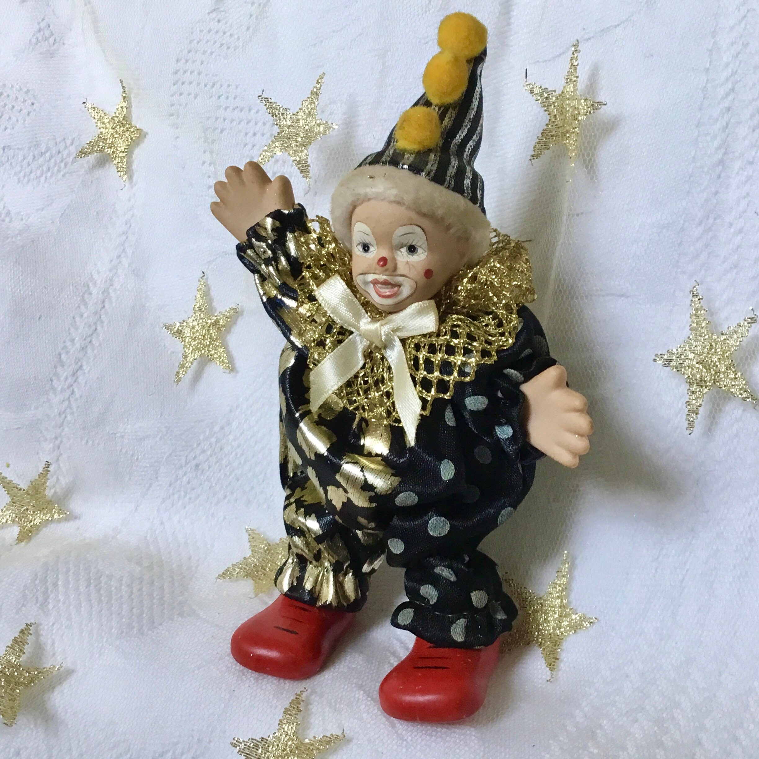 Dolls & Miniatures Has wired limbs so he can change positions Fabric ...