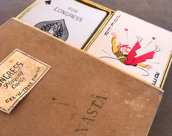 Canasta Boxed Card Set 1950s Whitman Vintage Cards - Etsy