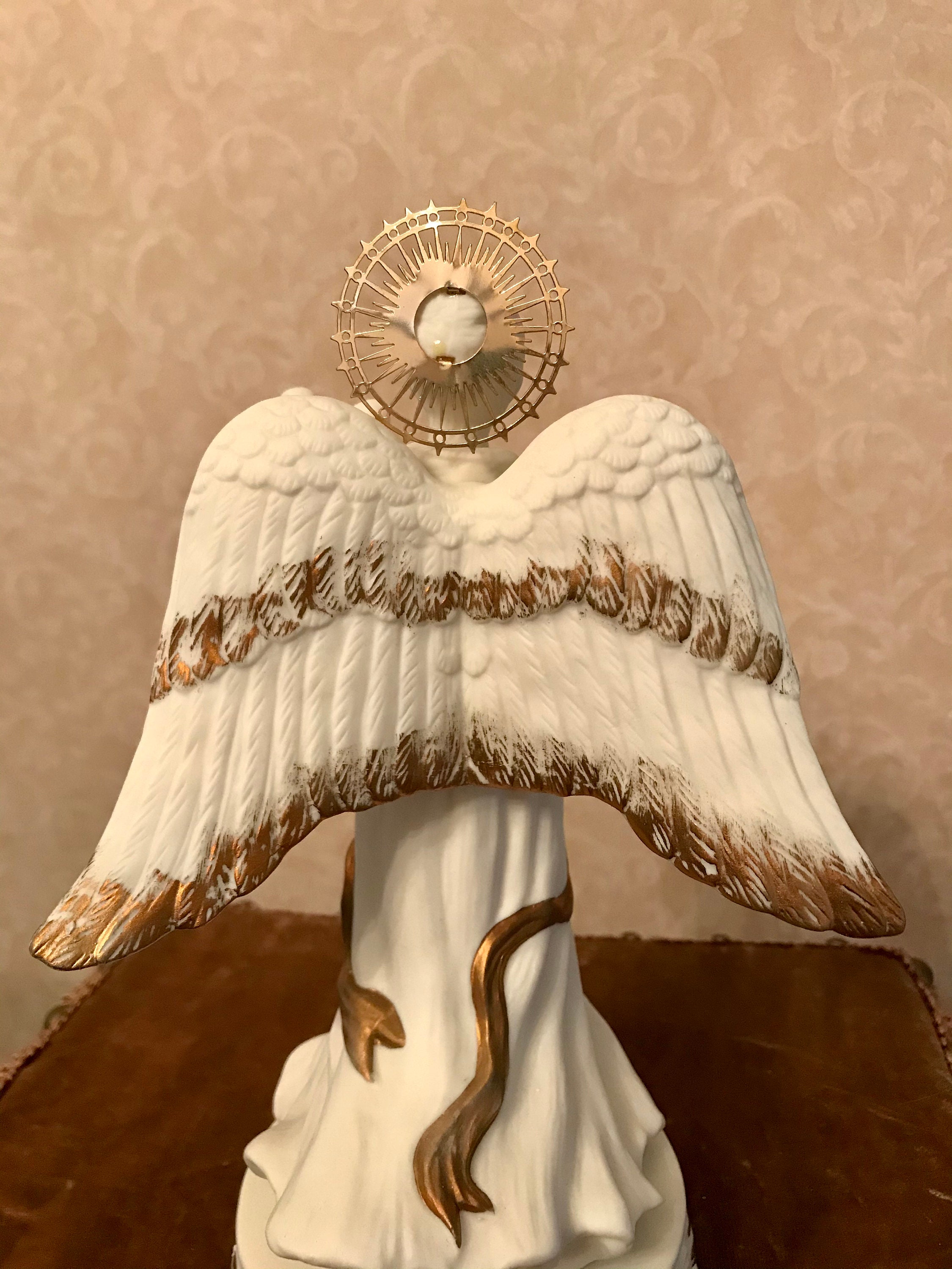 Beautiful Made in Taiwan R.O.C. Vintage Porcelain ANGEL Gold | Etsy
