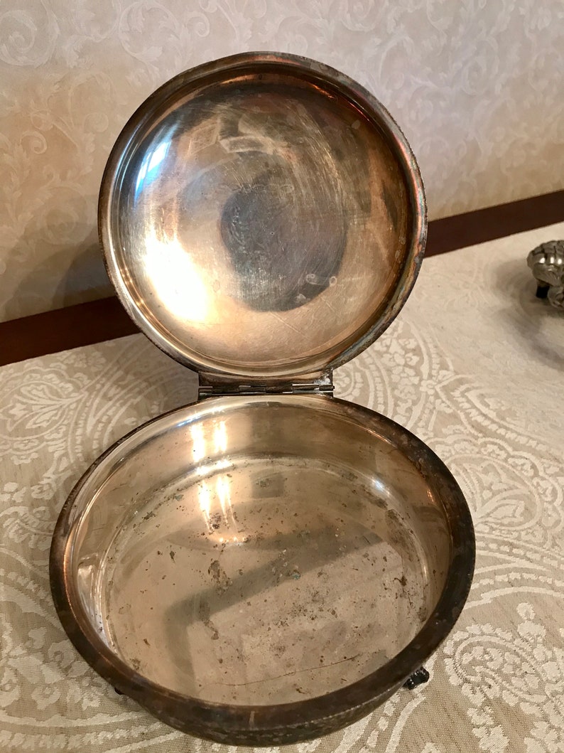 Antique Silver Plate SILENT BUTLER With Wood Handle/horse - Etsy