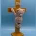 Crucified Teddy Bear. 8 Inch Free Standing 3d Printed Crucifix With ...
