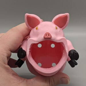 Happy Pig Eating Poop Sculpture / Planter 3d Printed - Etsy