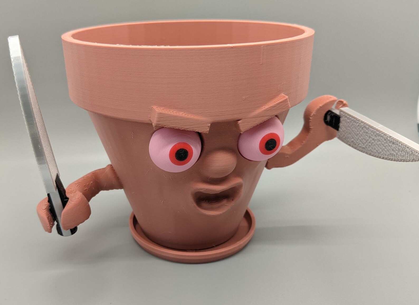 Angry Pot Man Planter. 5 Inch Succulent and House Plant Pot - Etsy