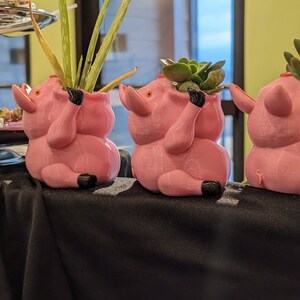 Happy Pig Eating Poop Sculpture / Planter 3d Printed - Etsy