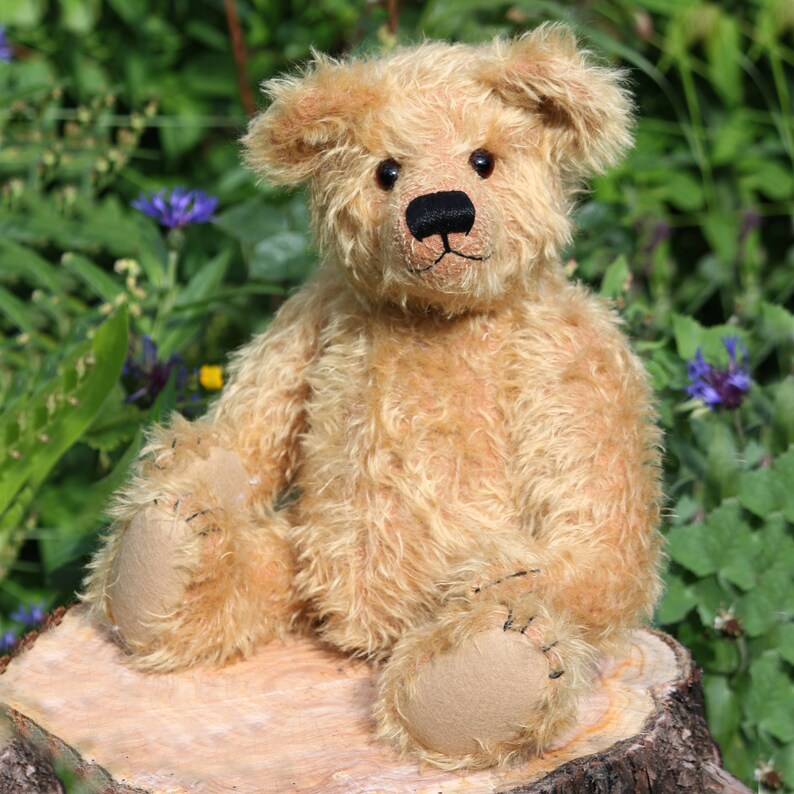 Winston PRINTED 18 Inch Jointed Teddy Bear Sewing Pattern by Barbara ...