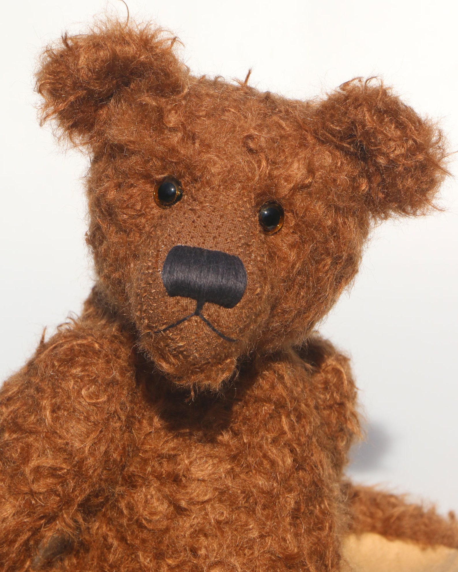 Grimble PRINTED Traditional Jointed Mohair Teddy Bear Sewing Pattern by ...