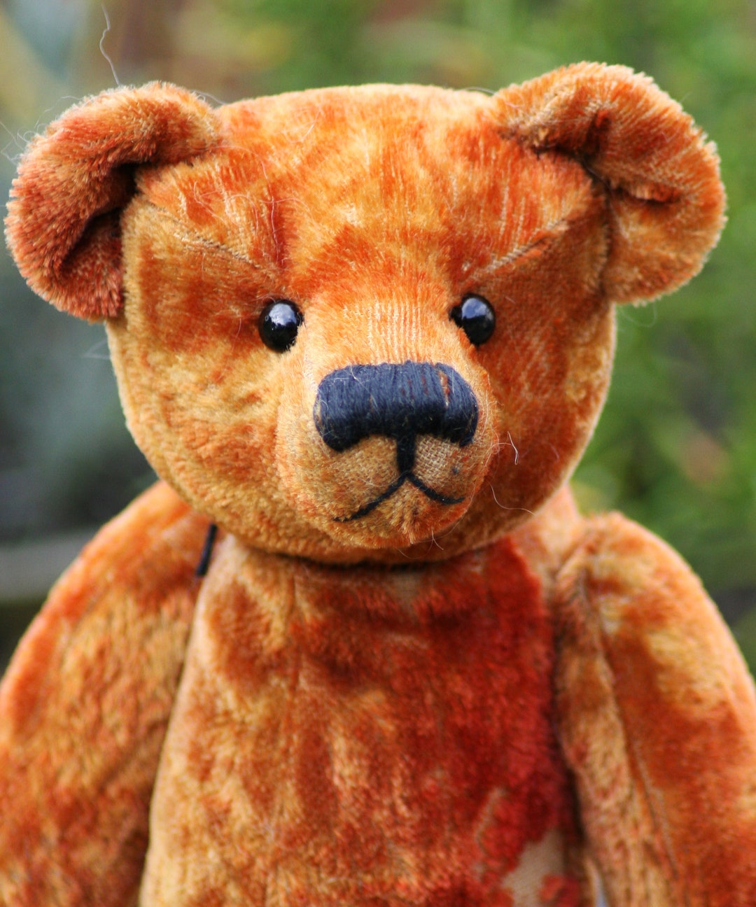 Bertie PRINTED Traditional Jointed Mohair Teddy Bear Sewing Pattern for ...