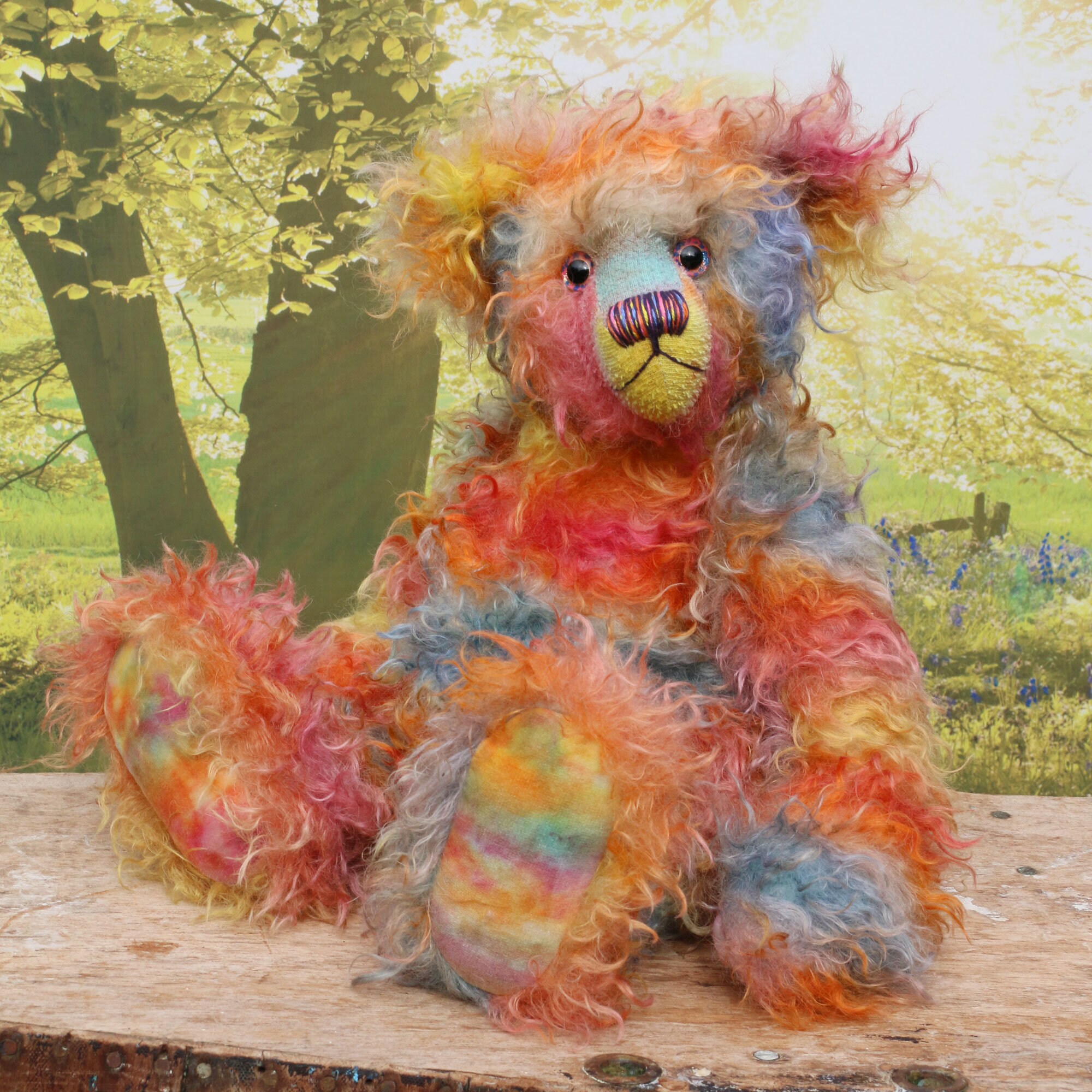 Grimble PRINTED Traditional Jointed Mohair Teddy Bear Sewing Pattern by ...