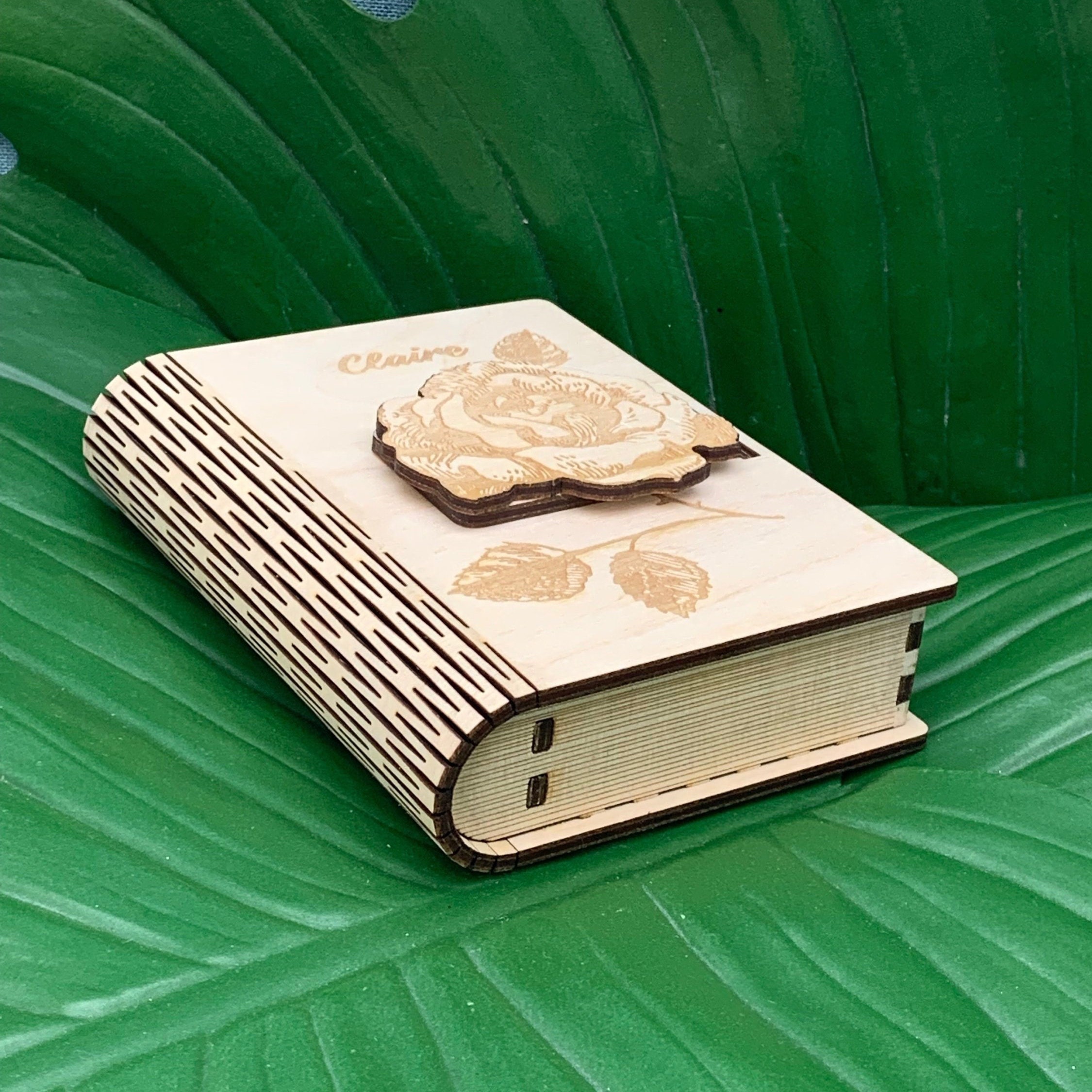 Personalized Wooden Box With Slide Lock - Etsy