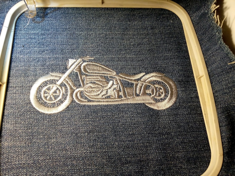 Motorbike Embroidery Motorcycle Embroidery Design Motorcycle - Etsy
