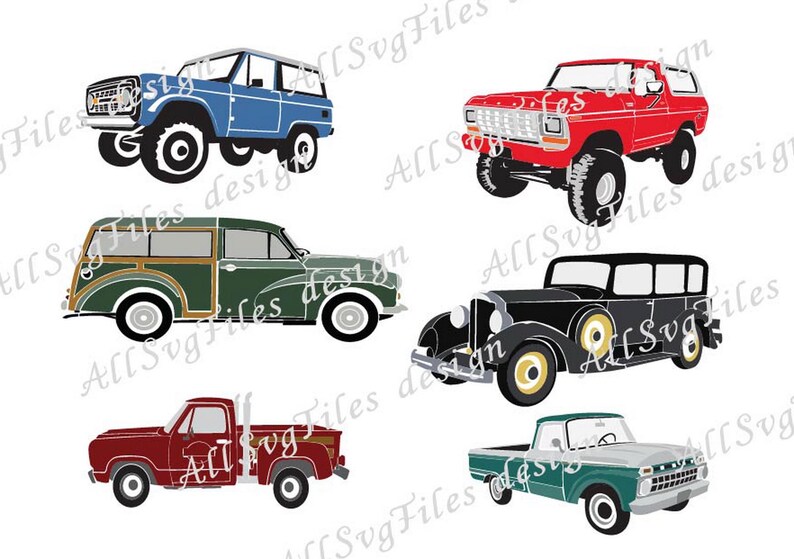 Cars & Trucks SVG Bundle: Auto Cut Files (instant Download) - Etsy