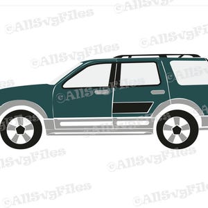 Car Svg File , Clipart Car, Sports Utility Vehicle SVG, Dxf, Png ,eps ...