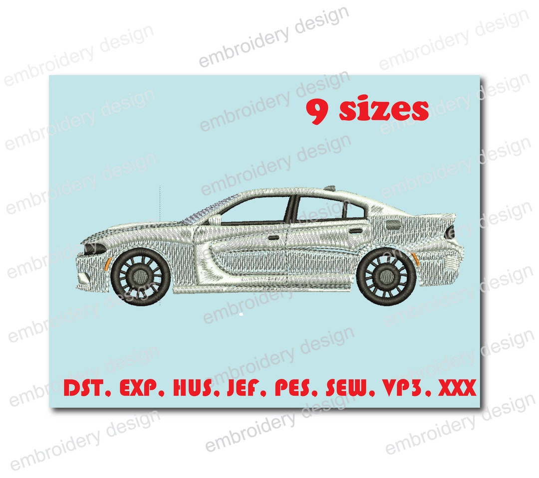 Car Embroidery Design. Machine Embroidery Design. Car Pattern. Instant ...