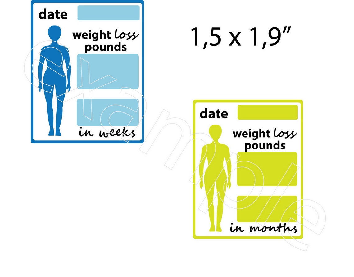 Weight Loss Stickers Diet Stickers Fitness Stickers for | Etsy