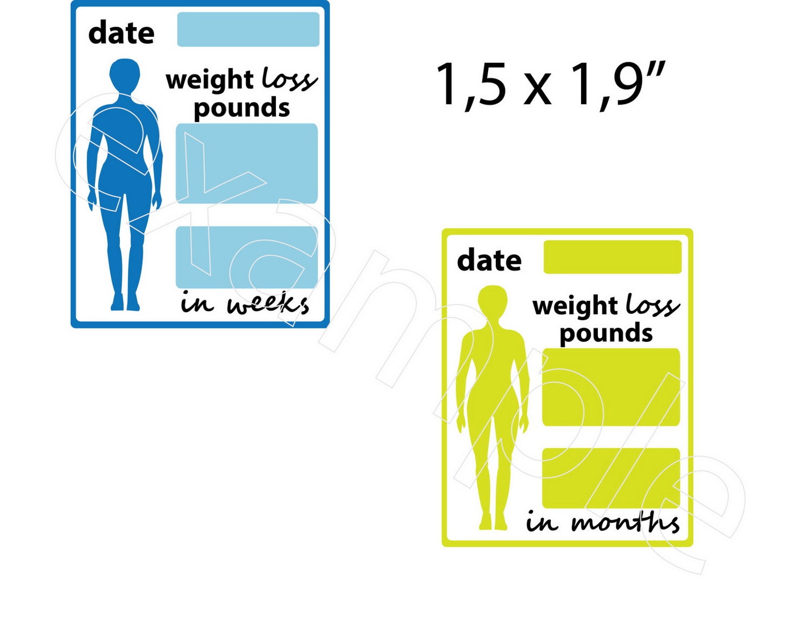 Weight Loss Stickers Diet Stickers Fitness Stickers for | Etsy