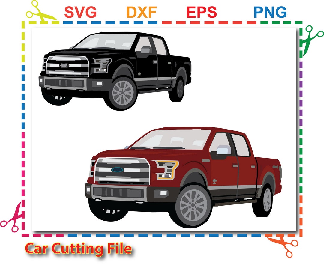 Truck Svg File for Cutting , Car Svg, Truck Clipart Svg ,SVG DXF,EPS ...