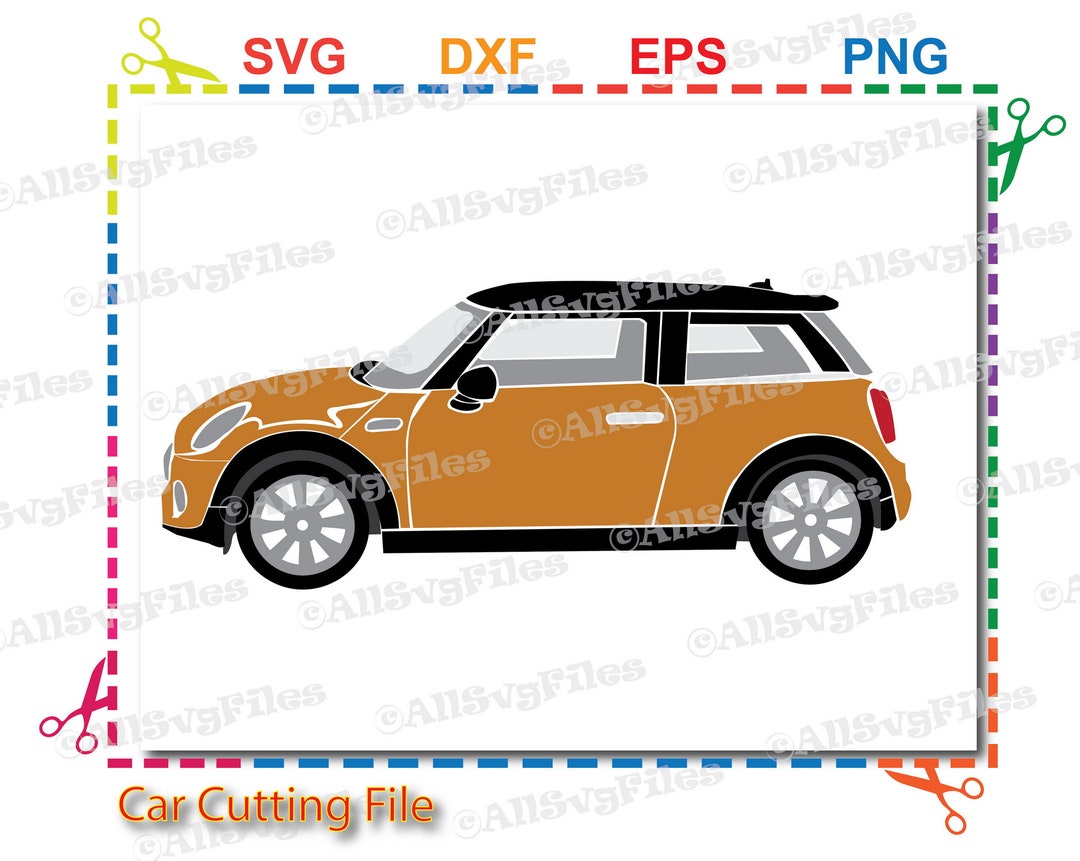 Car Svg, Car 2 Door Clipart, Small Car SVG, Compact Car Svg, Svg Files ...