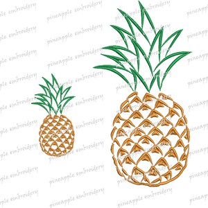 Pineapple Embroidery Design,machine Embroidery Design, Pineapple Fruit ...