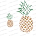 Pineapple Embroidery Design,machine Embroidery Design, Pineapple Fruit ...