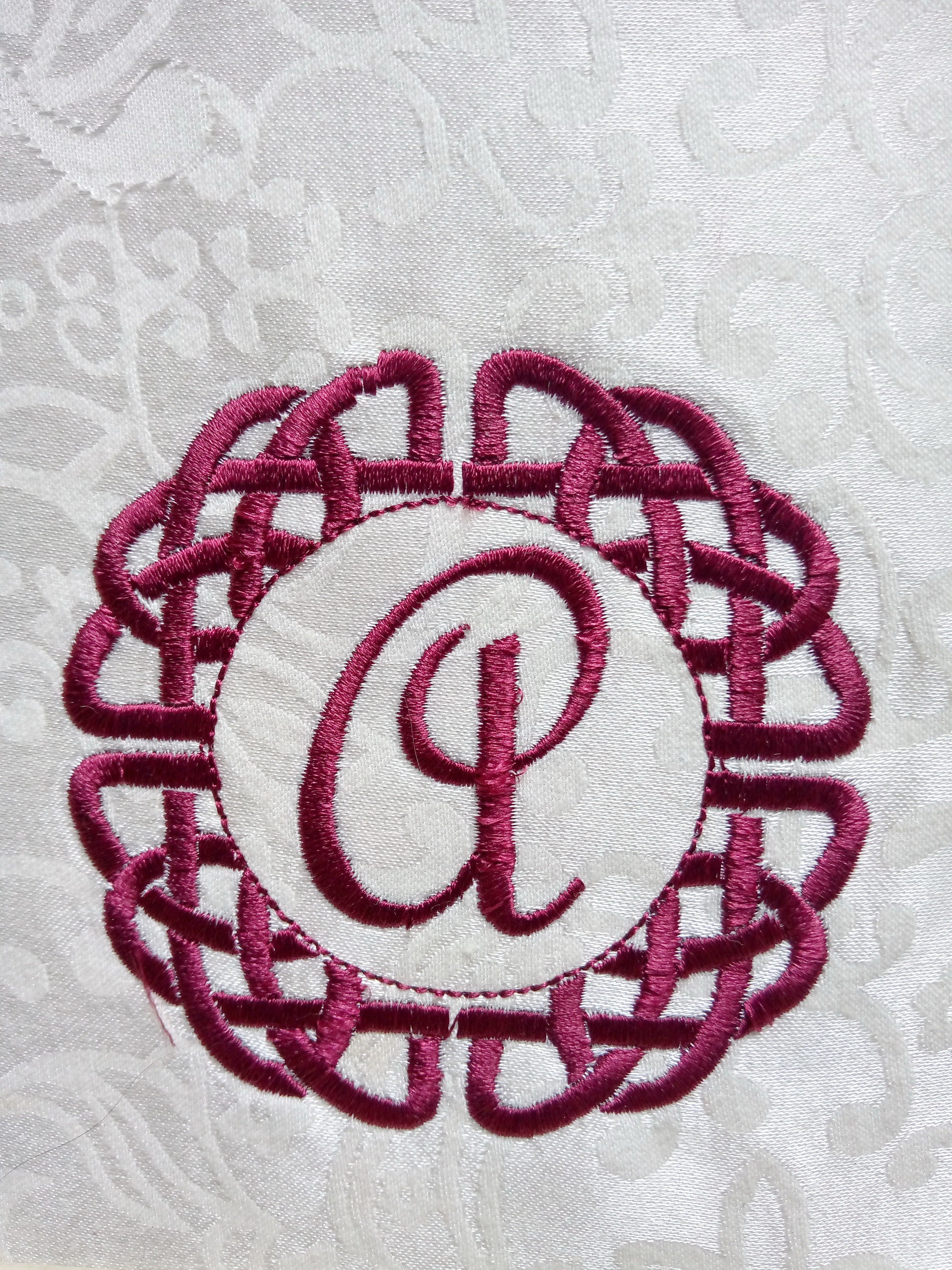 Celtic Knot Monogram Embroidery Fonts Design Full Set Letters - Etsy