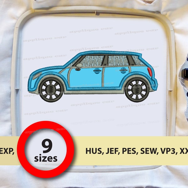 Car Embroidery Design. Machine Embroidery Design. Car Pattern. Instant ...
