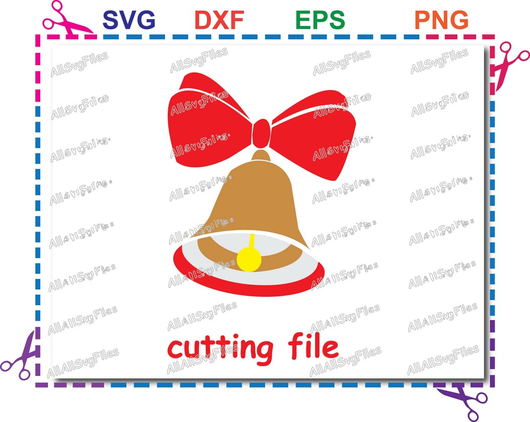 Christmas Bell Svg, Jingle Bells Svg, Santa Bell Svg, Christmas Bell ...