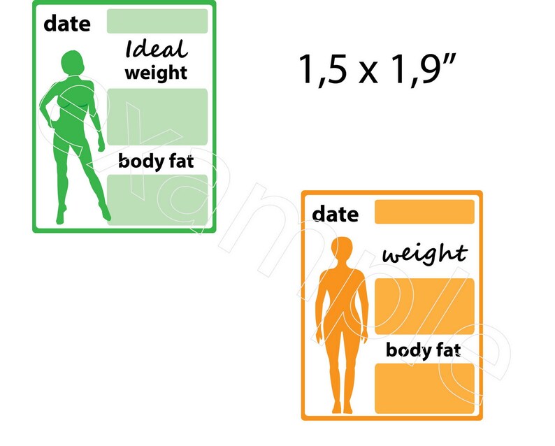 Weight Loss Stickers Diet Stickers Fitness Stickers for | Etsy