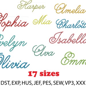 Girls Names Embroidery Design, Machine Embroidery Design, Name ...