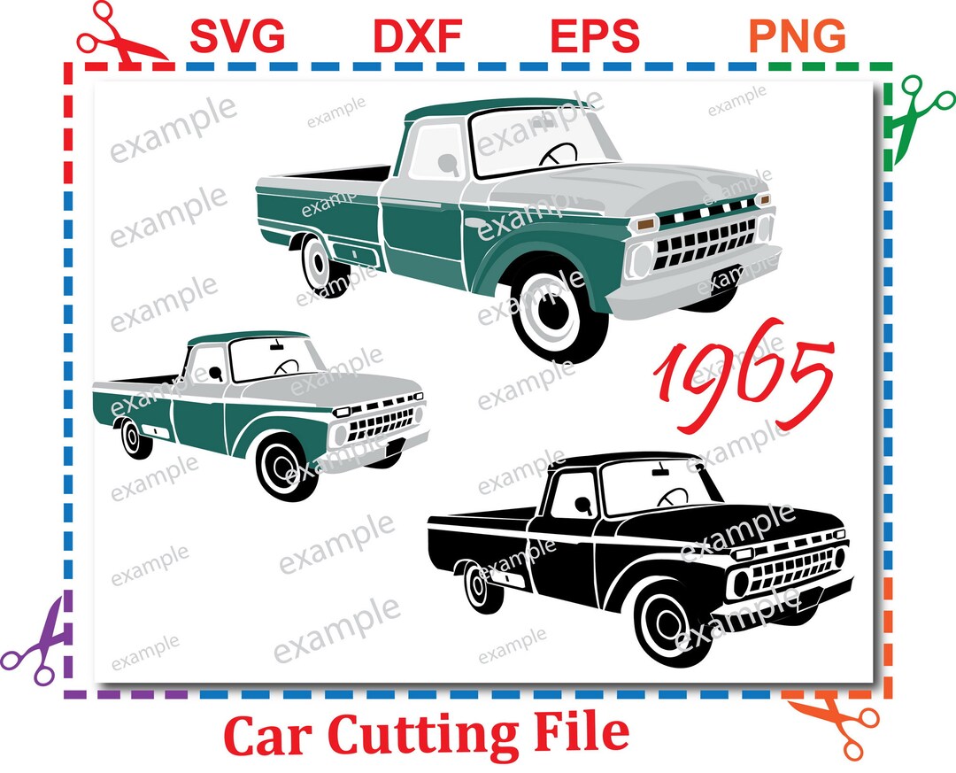 1965 Classic Truck SVG: Car Cut File for Cricut (instant Download) - Etsy