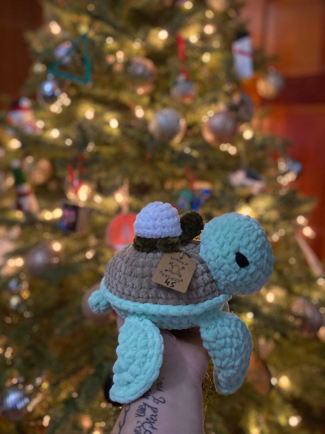 Mama Turtle With Baby Turtle Crochet - Etsy