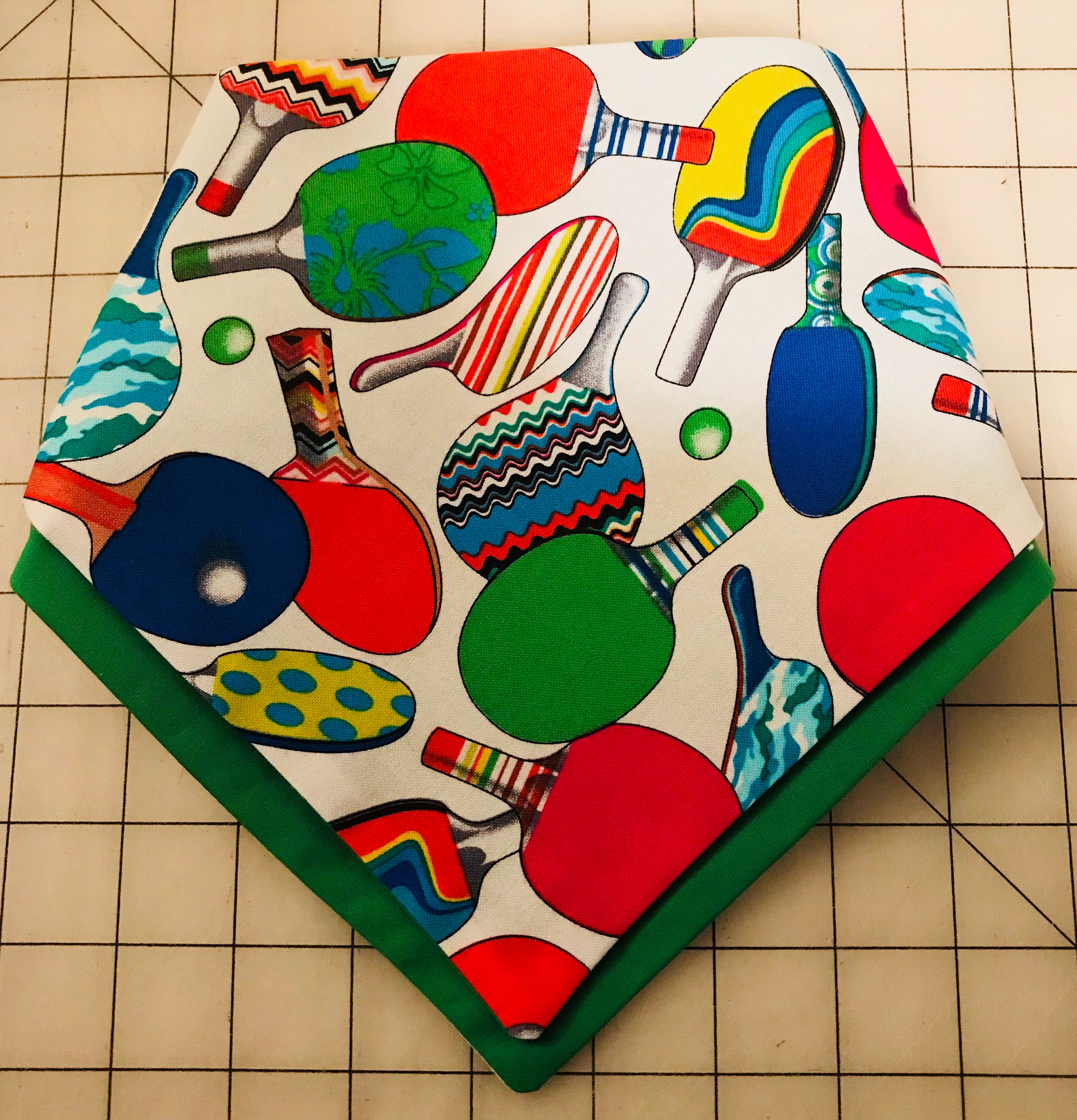 Ping Pong Dog Bandana made to order | Etsy