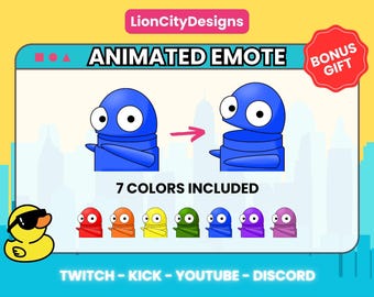 ANIMATED Emote | Vi Stream Emote for Twitch Stream, Kick Stream ...