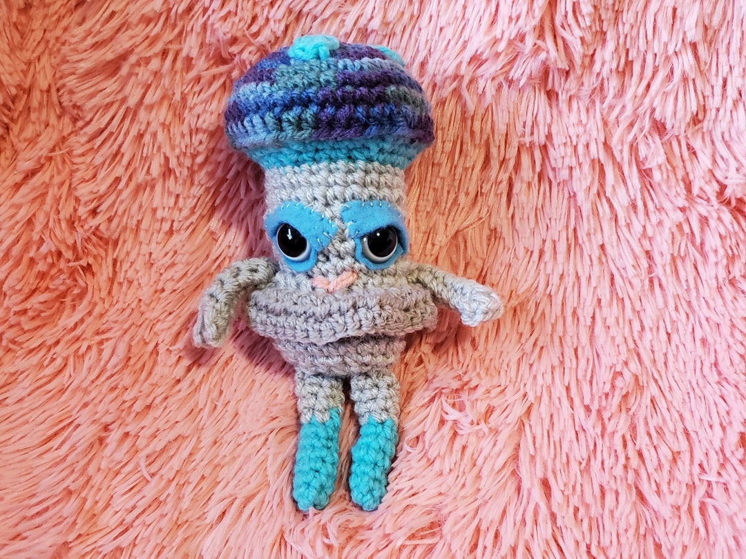 Mad Mushroom Plush / Mushroom Toy / Grumpy Toy / Purple - Etsy