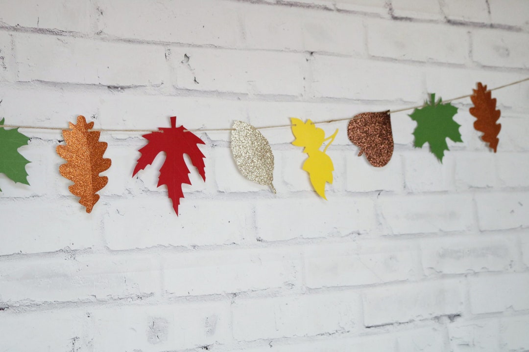 Fall Leave Banner - Etsy