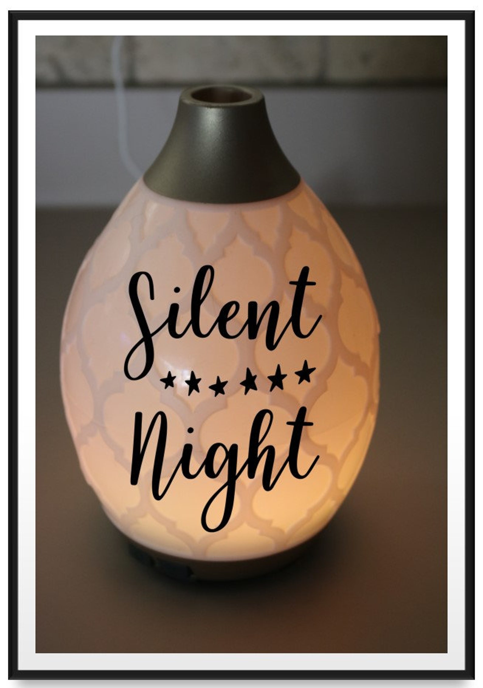 Holiday Essential Oil Diffuser Decals - Etsy