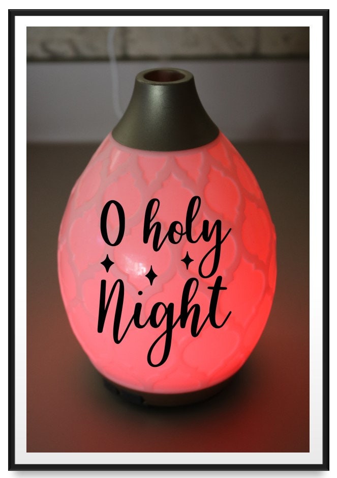 Holiday Essential Oil Diffuser Decals - Etsy