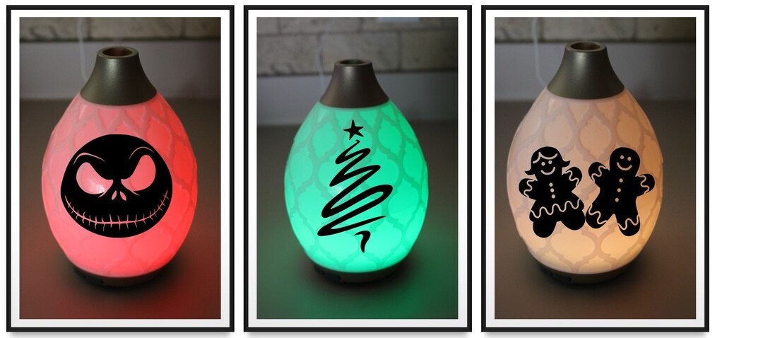 Holiday Essential Oil Diffuser Decals - Etsy