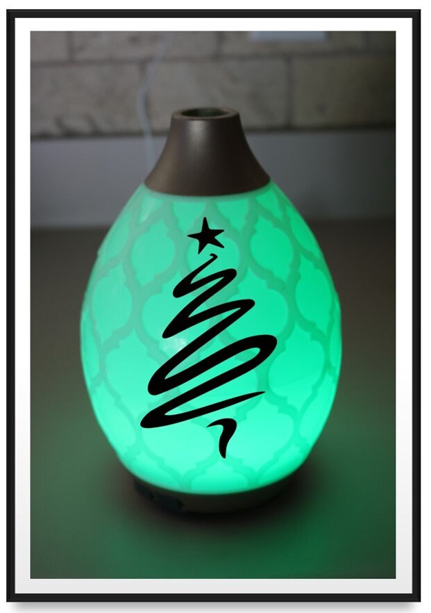 Holiday Essential Oil Diffuser Decals - Etsy