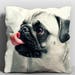 Pug Pillow Pug Throw Pillow Throw Pillow Pug Dog Pillow - Etsy