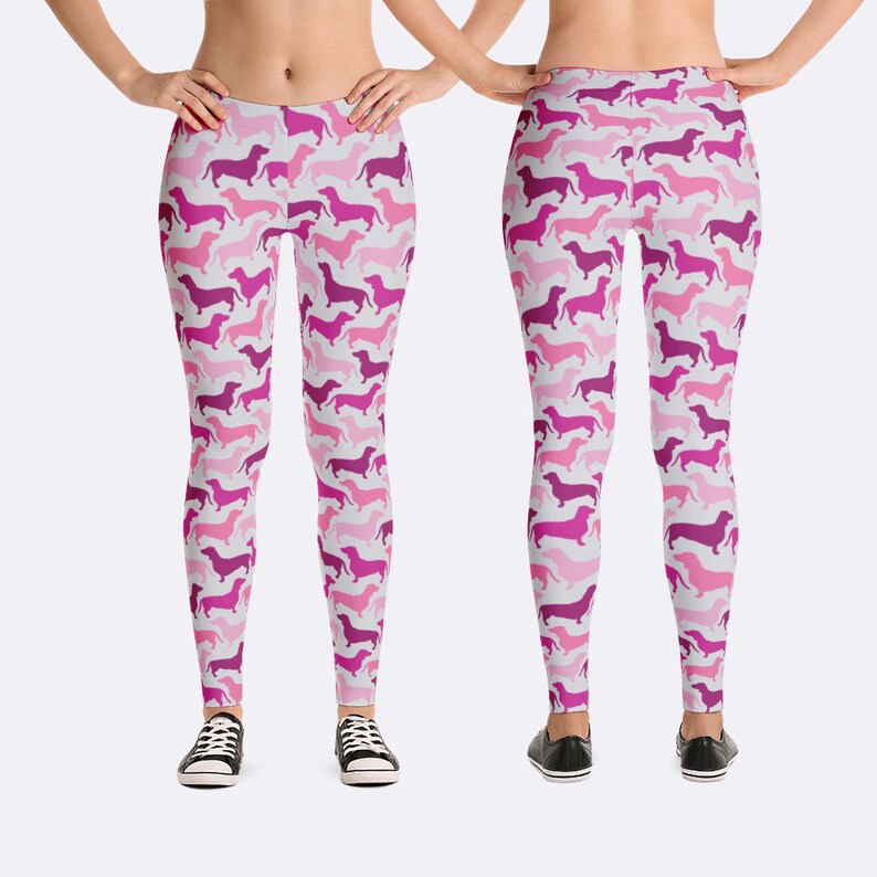 Dachshund Leggings Ladies Leggings Dog Leggings Wienie Dog - Etsy