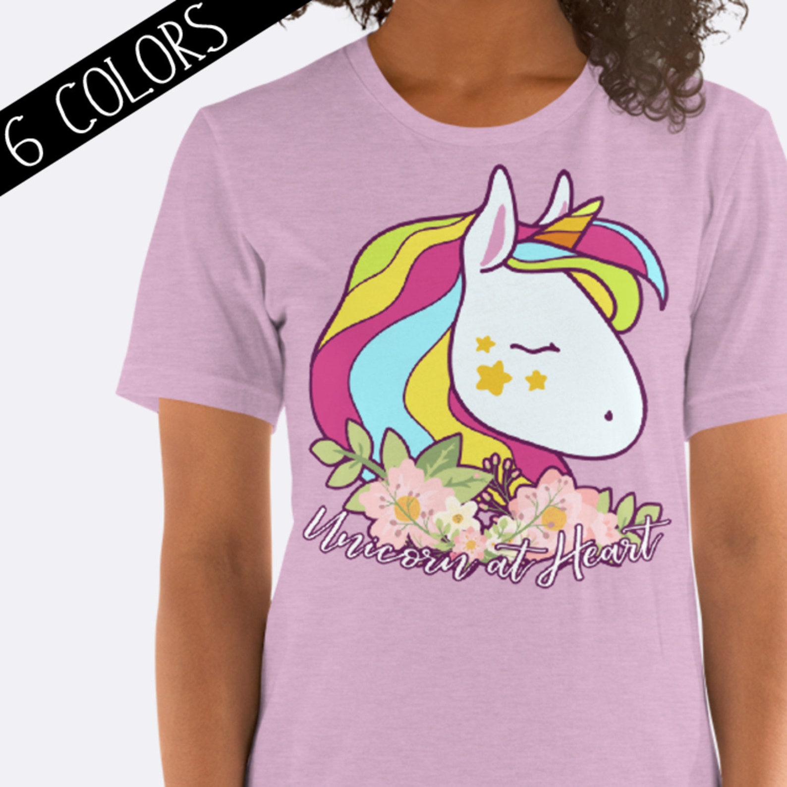 Unicorn Shirt Unicorn at Heart Shirt Rainbow Unicorn Shirt - Etsy