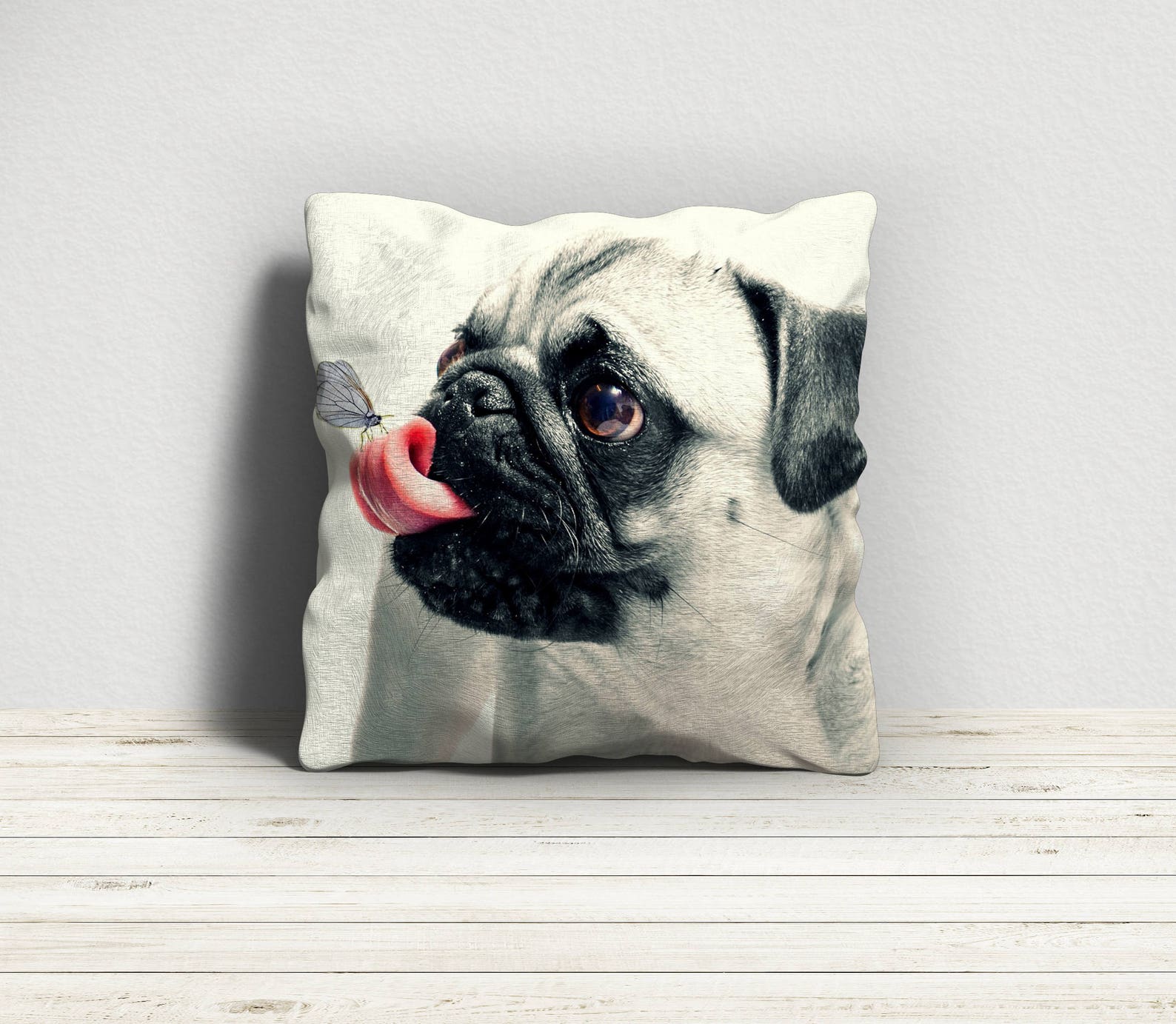 Pug Pillow Pug Throw Pillow Throw Pillow Pug Dog Pillow - Etsy