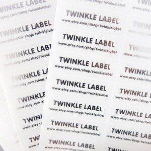 Special Silver Clear Name Stickers (waterproof) - Etsy