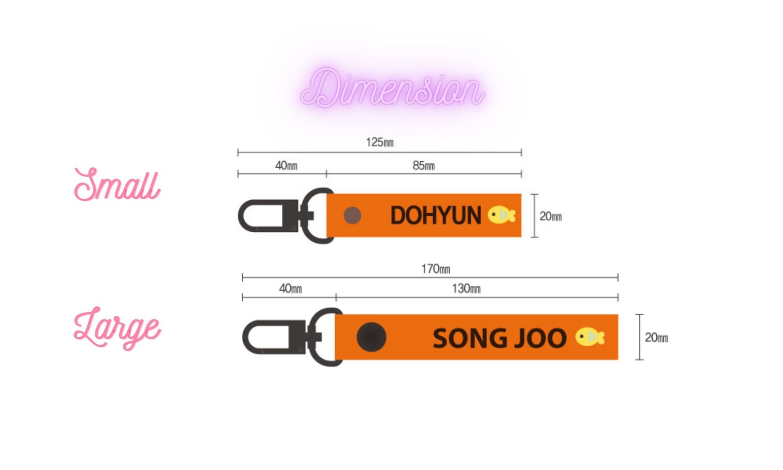 Embroidery Name Tag Small/ Large Size | Etsy