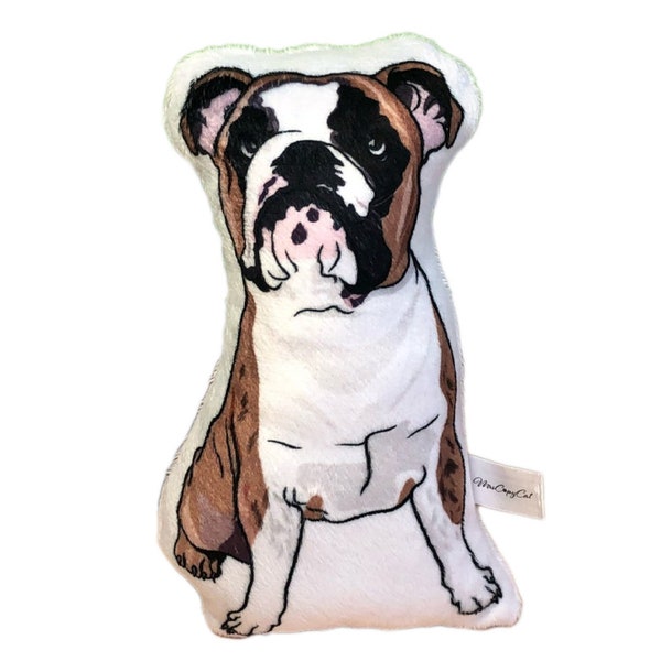 English Bulldog Plush - Etsy